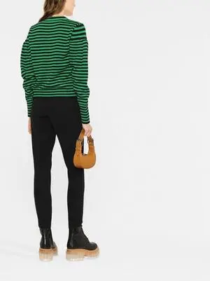 PAROSH Cropped Elasticated Leggings