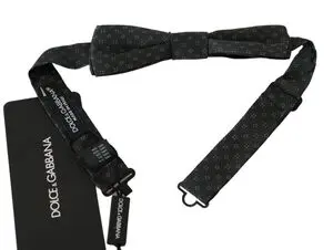 Dolce & Gabbana Patterned Bow Tie - Gray