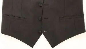 Dolce & Gabbana Wool Stretch Dress Vest - Gray