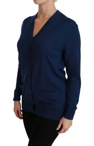 Dolce & Gabbana Button Cardigan Virgin Wool Sweater