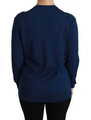Dolce & Gabbana Button Cardigan Virgin Wool Sweater