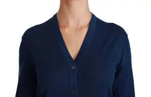 Dolce & Gabbana Button Cardigan Virgin Wool Sweater