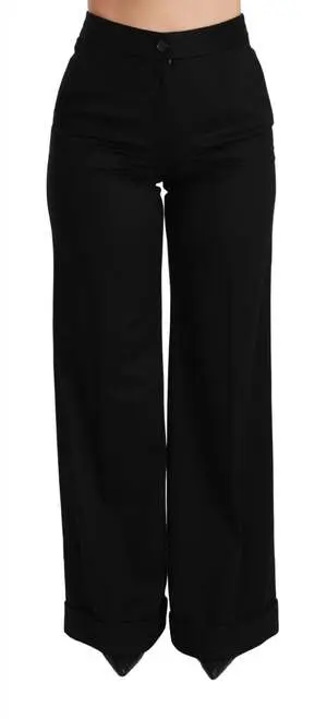 Dolce & Gabbana Wide-leg Flared Cashmere Trousers