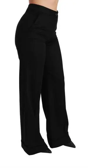 Dolce & Gabbana Wide-leg Flared Cashmere Trousers