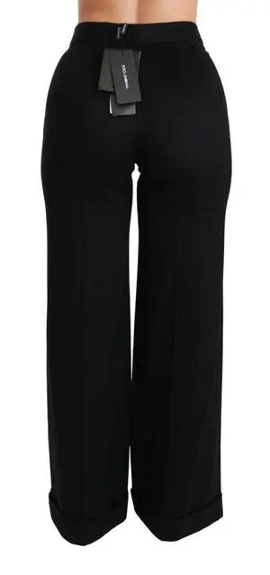 Dolce & Gabbana Wide-leg Flared Cashmere Trousers
