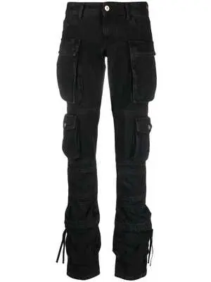 Attico Black Wash Jeans For Women