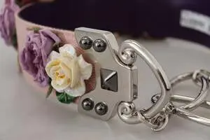 Dolce & Gabbana Floral Appliqués Shoulder Strap