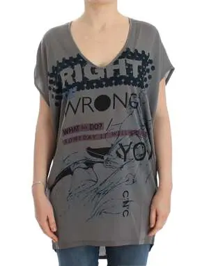 Costume National C'n'c V-neck Graphic T-shirt