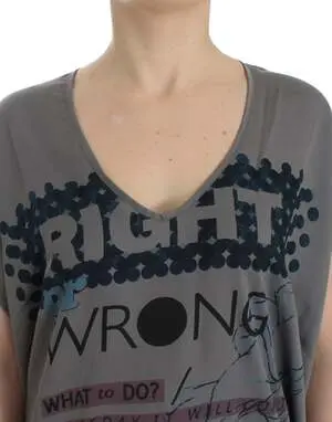 Costume National C'n'c V-neck Graphic T-shirt