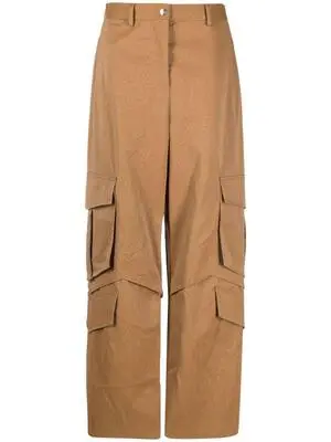 MSGM Multi-pocket Cargo Trousers - Camel