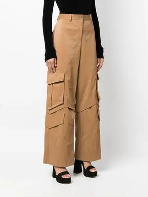 MSGM Multi-pocket Cargo Trousers - Camel