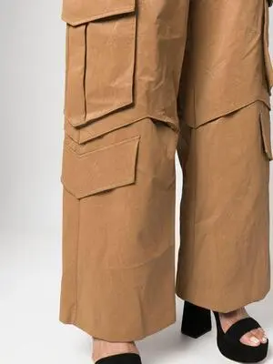 MSGM Multi-pocket Cargo Trousers - Camel