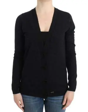 Costume National Wool Alpaca Blend Cardigan