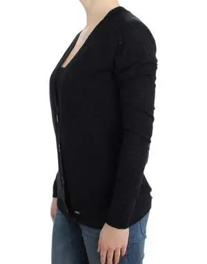 Costume National Wool Alpaca Blend Cardigan