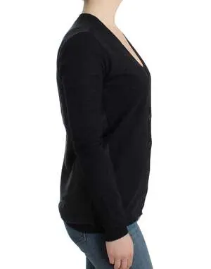 Costume National Wool Alpaca Blend Cardigan
