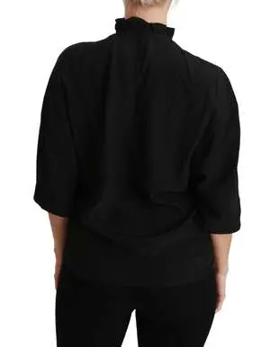 Dolce & Gabbana Silk Ruffled Blouse