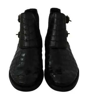 Dolce & Gabbana Crocodile Leather Derby Shoes