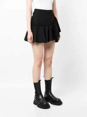 MSGM High-waist Ruffle Skirt