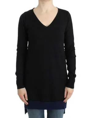 Costume National V-neck Lightweight Knit Sweater