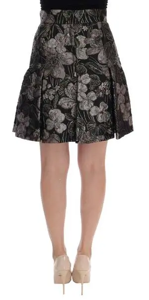 Dolce & Gabbana Floral Brocade Straight Skirt