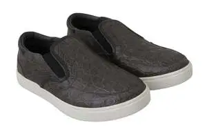 Dolce & Gabbana Caiman Leather Loafers