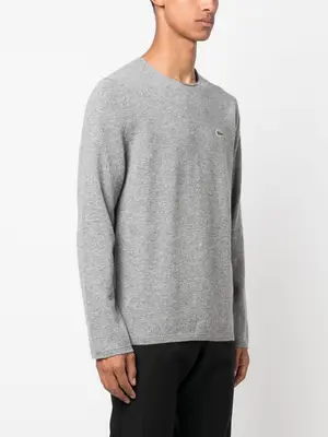 Comme Des Garçons Intarsia-knit Logo Wool Jumper