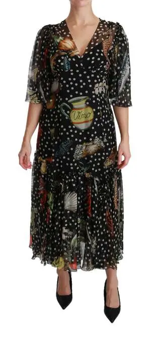 Dolce & Gabbana Printed A-line Maxi Dress