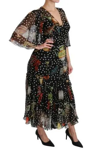 Dolce & Gabbana Printed A-line Maxi Dress