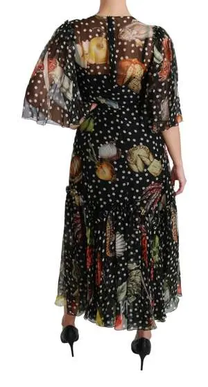 Dolce & Gabbana Printed A-line Maxi Dress