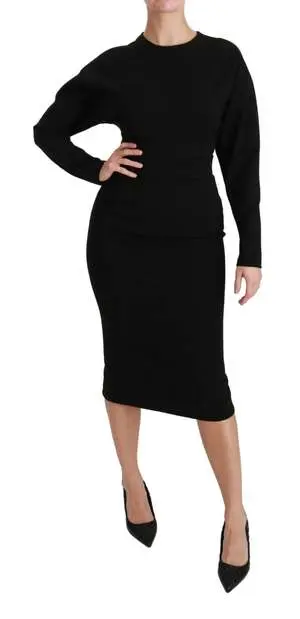 Dolce & Gabbana Bodycon Sheath Midi Dress