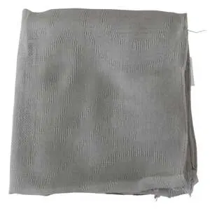 Costume National Fringe Neck Wrap Cotton Scarf