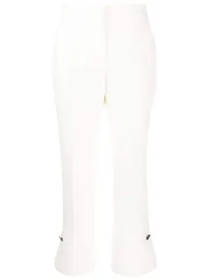 MSGM Pressed-crease High-waisted Trousers