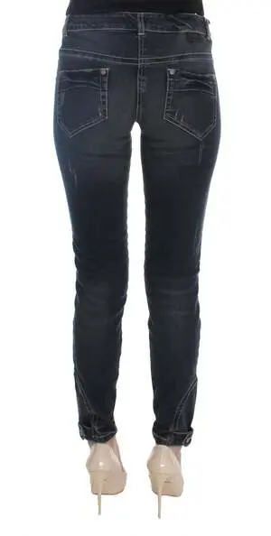 Ermanno Scervino Cotton Blend Slim Fit Jeans
