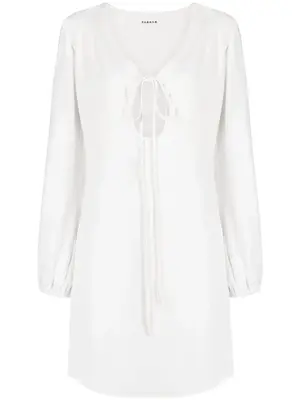 PAROSH A-line Mini Dress - Nero