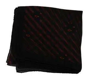 Costume National Orange 100% Silk Branded Scarf