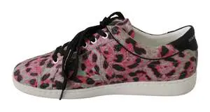 Dolce & Gabbana Leopard Print Leather Sneakers