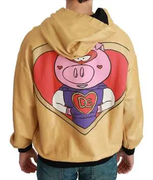 Dolce & Gabbana Pig Of The Year Hooded Sweater - Gold