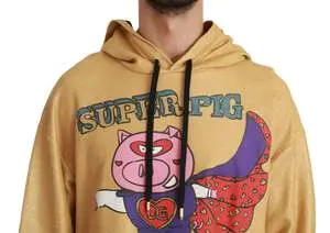 Dolce & Gabbana Pig Of The Year Hooded Sweater - Gold