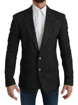 Dolce & Gabbana Plaid Check Slim Fit Jacket Blazer