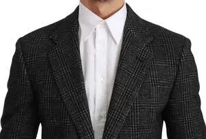 Dolce & Gabbana Plaid Check Slim Fit Jacket Blazer