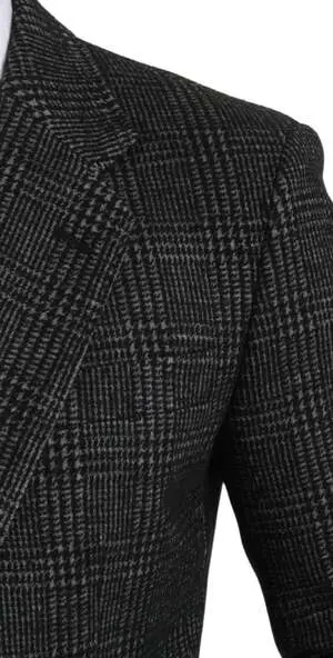 Dolce & Gabbana Plaid Check Slim Fit Jacket Blazer