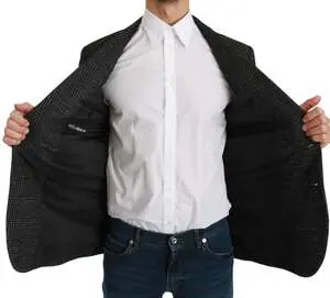 Dolce & Gabbana Plaid Check Slim Fit Jacket Blazer