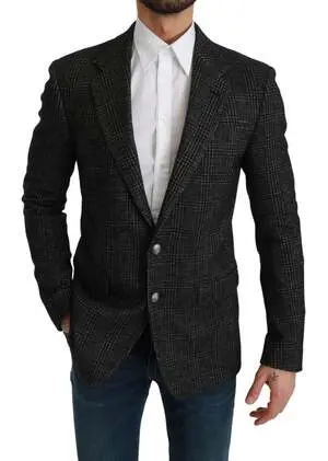 Dolce & Gabbana Plaid Check Slim Fit Jacket Blazer