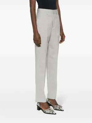 PAROSH High-waisted Tailored Trousers - Grigio