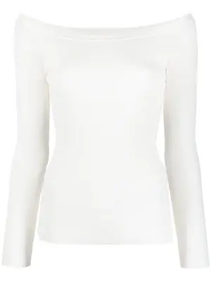 PAROSH Fine-Ribbed Jumper