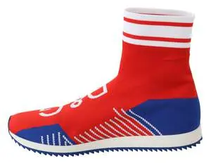 Dolce & Gabbana Logo Sorrento Sneakers - Red