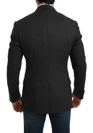 Dolce & Gabbana Napoli Slim Fit Wool Blazer - Gray