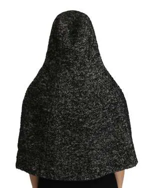 Dolce & Gabbana Tweed Wool Kaftan Cape