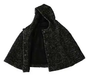 Dolce & Gabbana Tweed Wool Kaftan Cape
