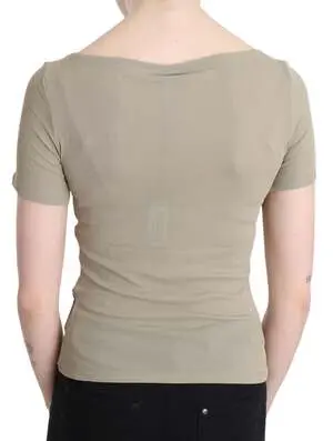 GF FERRE Short Sleeve Casual Tank Top Blouse